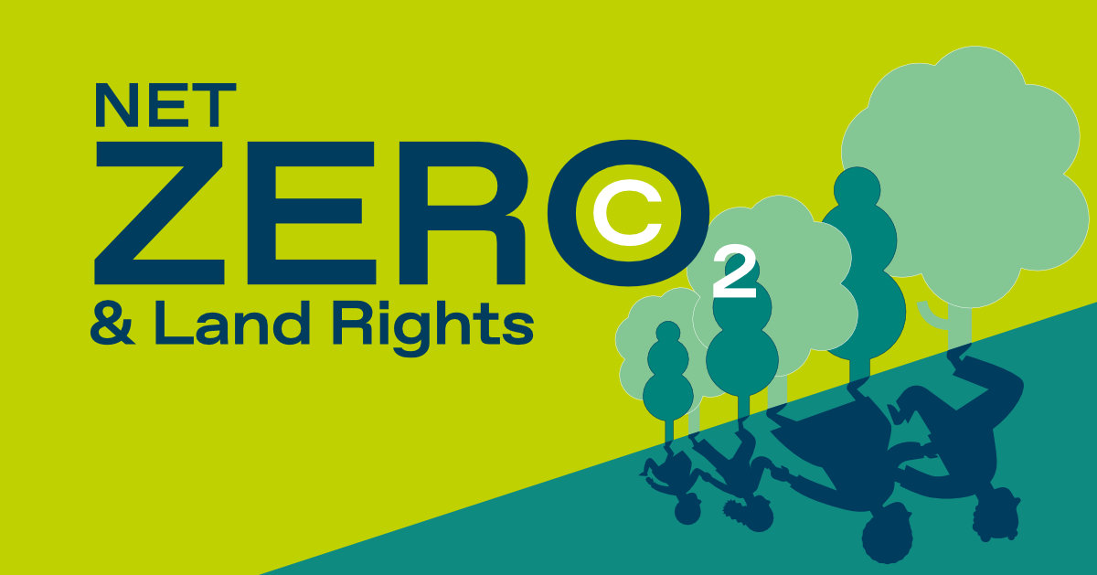 Net zero, land demand, and the right to just climate action